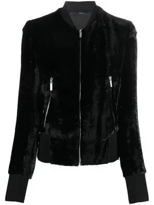 SAPIO Velvet Bomber Jacket