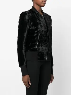 SAPIO Velvet Bomber Jacket