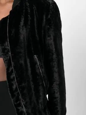 SAPIO Velvet Bomber Jacket