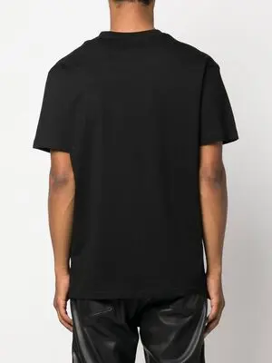 Philipp Plein Logo-plaque V-neck T-shirt - Black