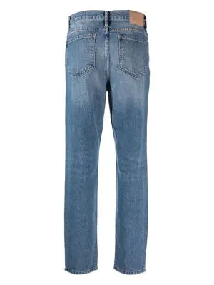 TWINSET Stonewashed Straight-leg Jeans