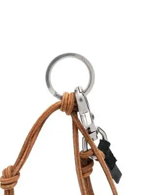 Our Legacy Ladon Knotted Leather Keychain