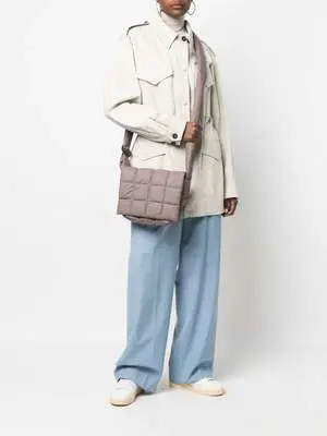 VEECOLLECTIVE Padded Crossbody Bag - Grey