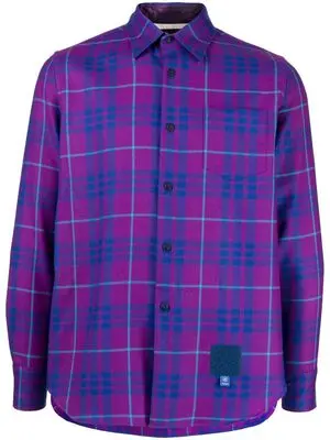 FUMITO GANRYU Button-down Check Shirt
