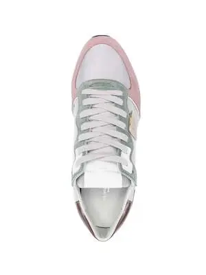 Philippe Model Logo Patch Low-top Sneakers - Grey