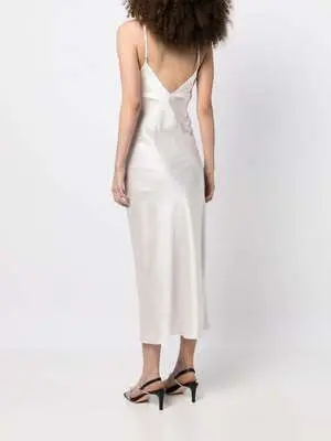 GILDA & PEARL Sophia Midi Slip Dress - White