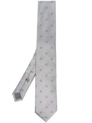 Brunello Cucinelli Floral Embroidered Neck Tie