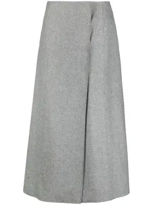 Alberta Ferretti A-line Midi Skirt