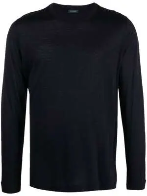 Zanone Long Sleeve Knitwear For Men