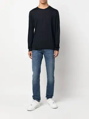 ZANONE Crew-neck Virgin Wool T-shirt