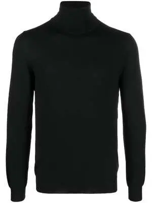 ZANONE Roll Neck Jumper - Black