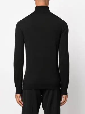 ZANONE Roll Neck Jumper - Black