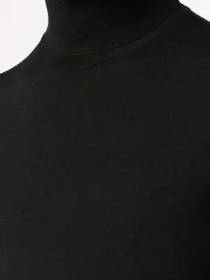 ZANONE Roll Neck Jumper - Black