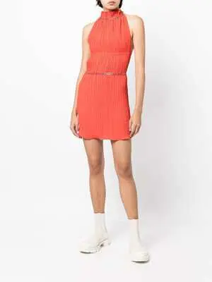 DION LEE Fitted Halterneck Dress