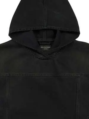 Balenciaga Cotton Denim Hoodie