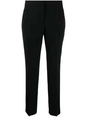 JIL SANDER Straight-leg Wool Trousers - Black