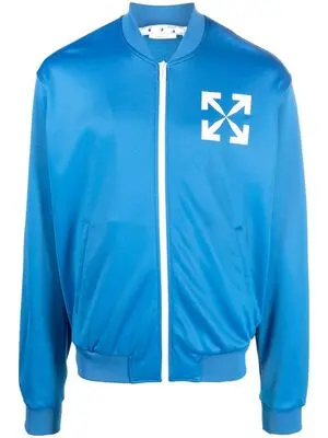 Off-White Arrows-print Track Jacket - Blue
