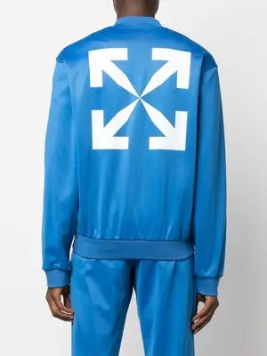 Off-White Arrows-print Track Jacket - Blue