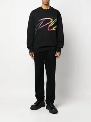 Philipp Plein Signature Logo-print Sweatshirt - Black