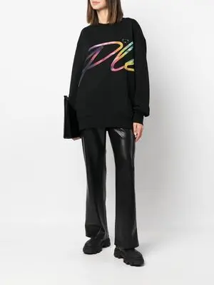 Philipp Plein Signature Logo-print Sweatshirt - Black