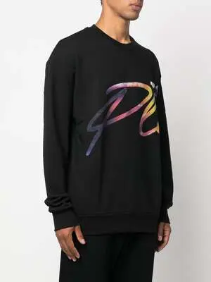 Philipp Plein Signature Logo-print Sweatshirt - Black