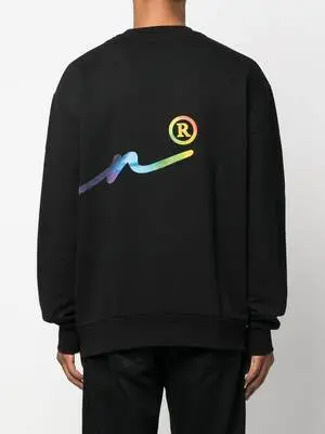 Philipp Plein Signature Logo-print Sweatshirt - Black