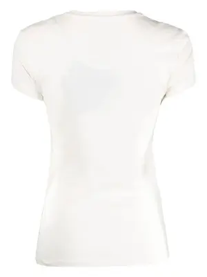 Philipp Plein Embroidered Logo T-shirt - White