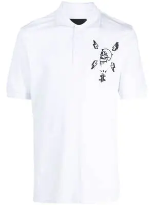 Philipp Plein Skull-print Polo Shirt