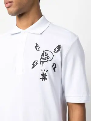 Philipp Plein Skull-print Polo Shirt