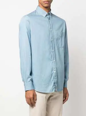 Brunello Cucinelli Long-sleeve Cotton Shirt