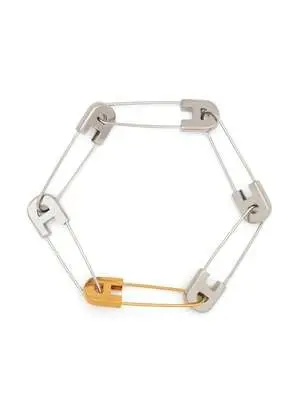 Ambush A' Safety Pin Bracelet - Silver | Editorialist