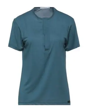 TAKESHY KUROSAWA Man T-shirt Deep Teal Size S Modal, Polyester Deep Jade