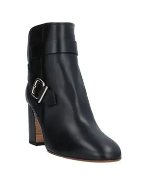 TOD'S Leather Ankle Boots - Black