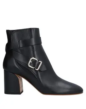 TOD'S Leather Ankle Boots - Black