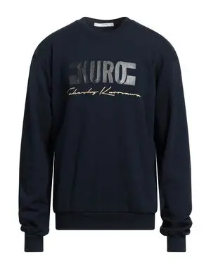 TAKESHY KUROSAWA TAKESHY KUROSAWA Organic Cotton Fleece Sweatshirt Dark Blue