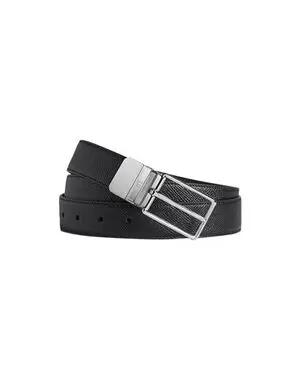 Dunhill Printed Leather Belt - Black