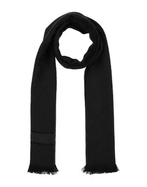 Emporio Armani Man Scarf Grey Size - Wool Steel Grey