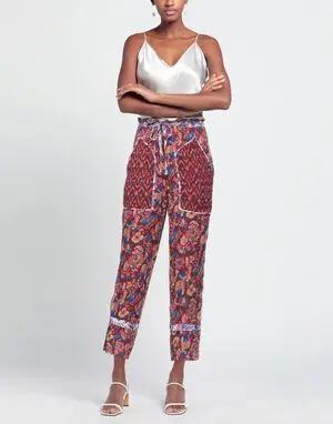 MARANT ETOILE Multicolor Floral Print Crepe Pants