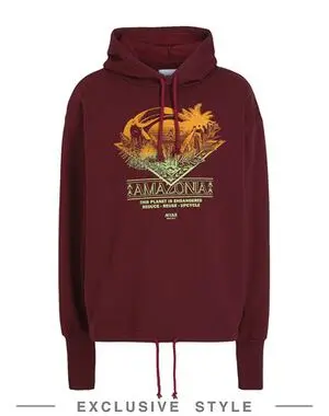 MYAR X YOOX Upcycled Hoodie - Maroon