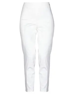 SEVENTY VENEZIA Cropped Tapered Pants - White