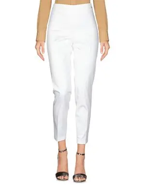 SEVENTY VENEZIA Cropped Tapered Pants - White
