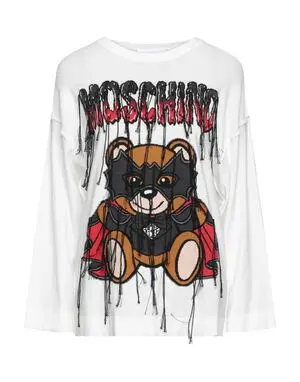 Moschino Cotton Knit Sweater - White