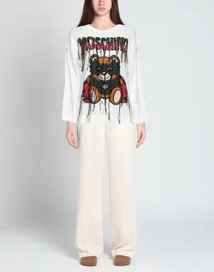Moschino Cotton Knit Sweater - White