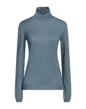 Brunello Cucinelli Turtleneck Knit Top Green