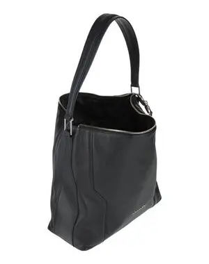 PIQUADRO Leather Shoulder Bag - Black