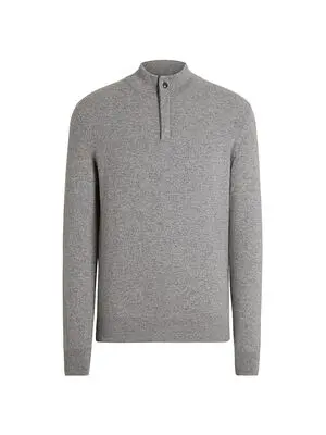 Zegna Oasi Cashmere Sweater - Grey Melange