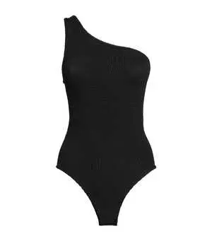 Hunza G One-shoulder Nancy Swimsuit - Black
