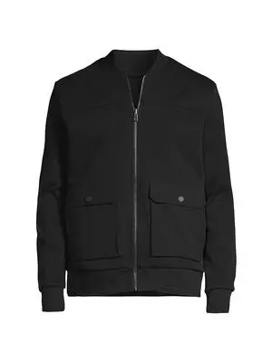 Michael Kors Men's Home Office Bomber Jacket - Black  - Black