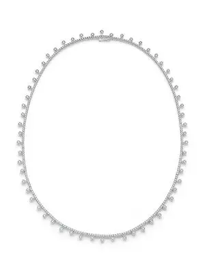 DE BEERS JEWELLERS Women's Dewdrop 18K White Gold & Diamond Necklace - White Gold - White Gold