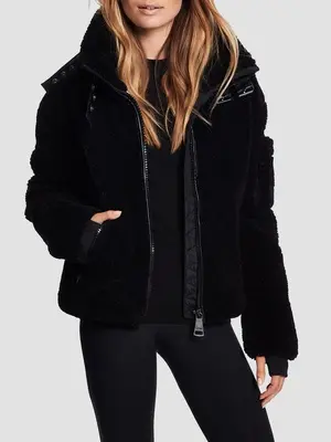 Sam. Denver Sherpa Jacket - Black